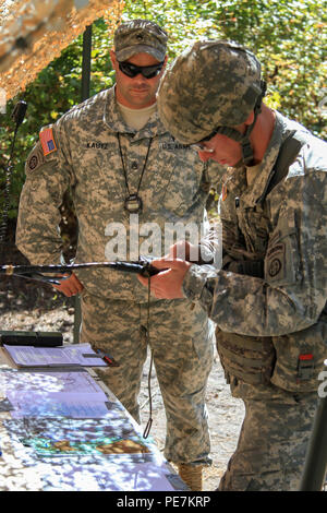 1st Lt. Matthew Harrison, an infantry officer assigned to the 1st ...