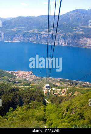 Cable car to Monte Baldo, Malcesine, Verona province, Veneto, Italy ...
