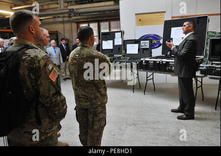 (From Right) Carl Giles, director of Instrumentation Training Analysis ...