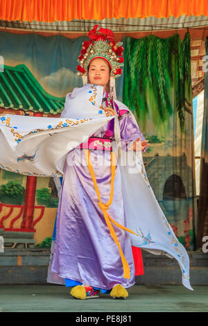 Traditional culture and street actor in Hanoi in Vietnam Stock Photo ...