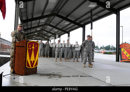 Col. Joseph McCallion, commander of 108th Air Defense Artillery Brigade ...