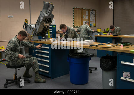 Airmen from the 476th and 23d Maintenance Squadron (MXS) work together ...
