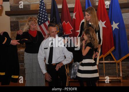 Brig. Gen. Scott Perry, assistant adjutant general, passes the Fort ...