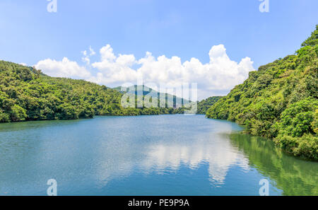 Shek Lei Pui Reservoir (Kowloon Reservoir) In Hong Kong Stock Photo - Alamy