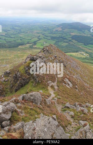 Trail up Coumshingaun Lough Stock Photo: 215347821 - Alamy