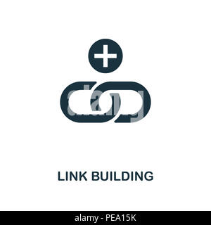 Illustration Link Building Icon Stock Photo - Alamy