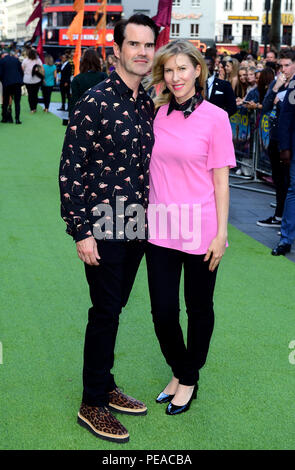 Jimmy Carr and Karoline Copping arriving for the world premiere of The ...