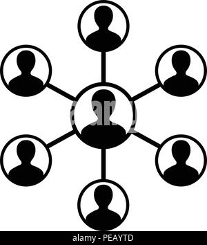 Hr icon vector male group of persons symbol avatar for business ...