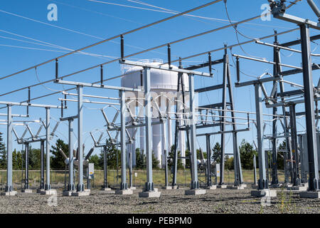 Electrical Substation in Great Falls, Montana, USA Stock Photo - Alamy