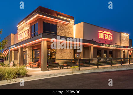New Outback Steakhouse in Metro Atlanta, Georgia. (USA Stock Photo - Alamy