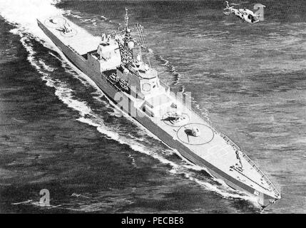 Artists impression of CGN-42 class cruiser Stock Photo - Alamy