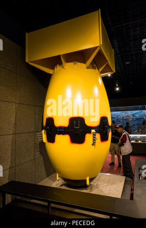 Fat Man Atomic Bomb Replica. The bomb dropped on Nagasaki, 9 August ...