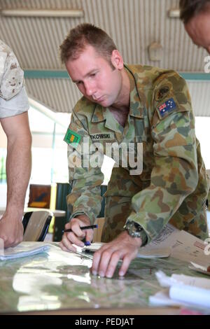 An Australian soldier with Delta Company, 5th Battalion, The Royal ...