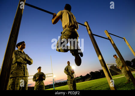 A group of U.S. Army Pre-Ranger Students, looks over the route to the ...