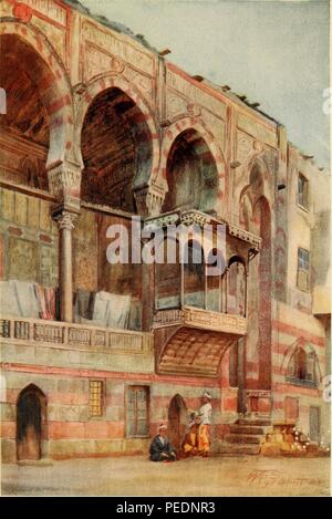 Complex of Sultan Qaytbay, Cairo, Egypt, dome of mausoleum, detail ...