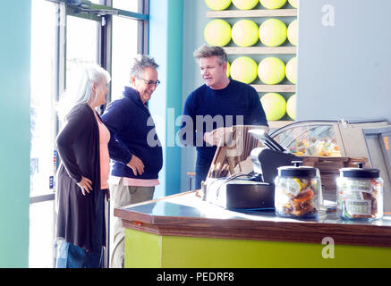 TO HELL AND BACK, from left, Pamela Archer Murphy, and son Terry ...