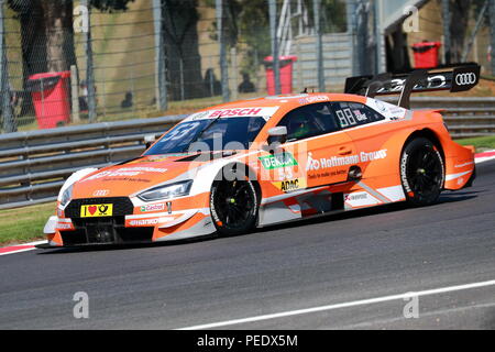 Jamie Green in his Audi at the DTM Race 2018 at Brands Hatch Circuit ...