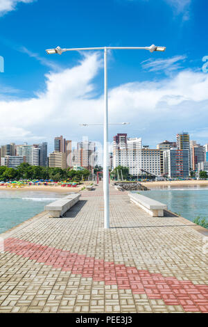 FORTALEZA, BRAZIL - MARCH 1, 2018: Coast Line of Fortaleza, Ceara State ...