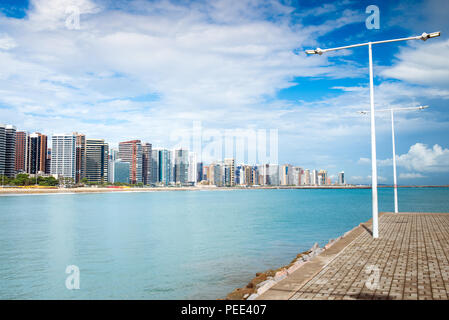 FORTALEZA, BRAZIL - MARCH 1, 2018: Coast Line of Fortaleza, Ceara State ...