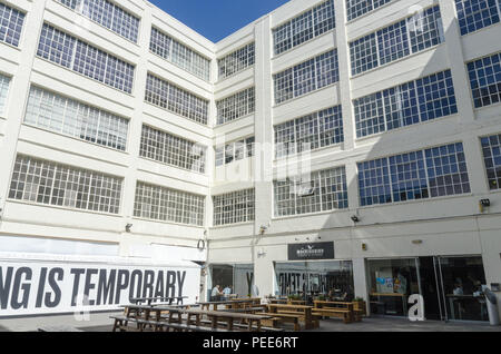The Custard Factory in Gibb Street, Digbeth, Birmingham which is known as the creative quarter ...