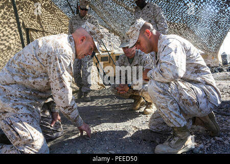 Lieutenant Col. David J. Hart, commanding officer of 1st Battalion, 7th Marine Regiment, 1st ...