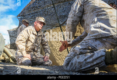 Lieutenant Col. David J. Hart, commanding officer of 1st Battalion, 7th Marine Regiment, 1st ...