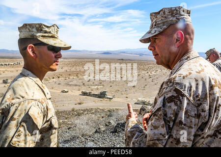 Lieutenant Col. David J. Hart, commanding officer of 1st Battalion, 7th Marine Regiment, 1st ...