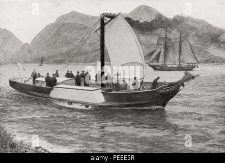 Comet', Henry Bell's steam boat of 1811. 40ft long, powered by a 3 ...