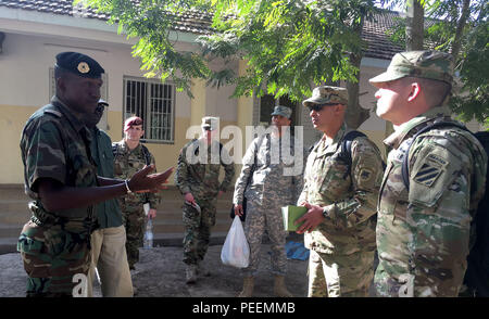 Maj. Michael Gacheru, U.S. Army Africa, and Capt. Michael Kearnes, 1st ...