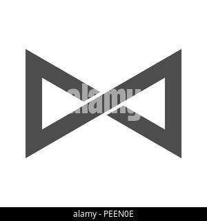 Infinity symbol loop. Figure 8 icon, eternity logo sign in original ...