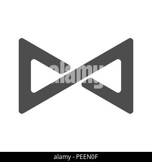 Infinity symbol loop. Figure 8 icon, eternity logo sign in original ...