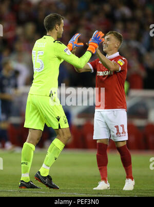 Nottingham Forest goalkeeper Luke Steele during the Carabao Cup, second ...