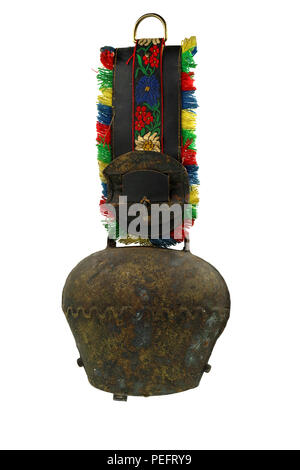 Bavarian Cow With Bell Stock Photo - Alamy