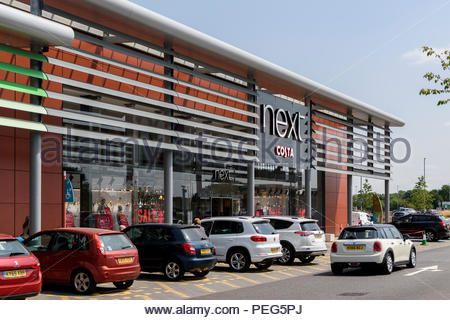 High Street, Rushden, Northamptonshire, England, UK Stock Photo ...