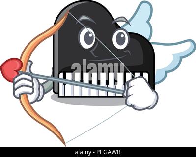 Cupid key character cartoon style vector illustration Stock Vector ...