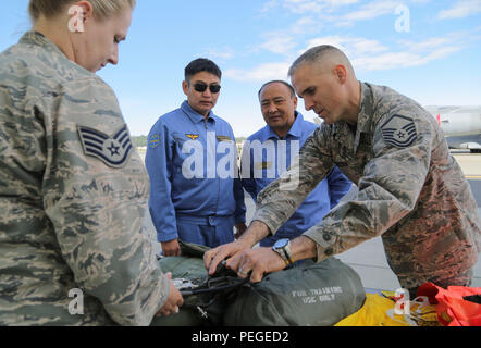 From the right, Bangladesh Air Force Air Vice Marshal Badrul Amin, air ...