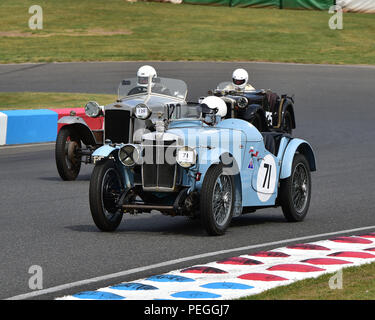 Anne Boursot, MG PA 2 Seater, Between the trees, Triple M Register Race ...