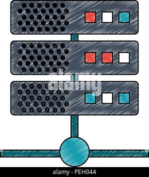 Database servers storages icon vector illustration graphic design Stock Vector Image & Art - Alamy