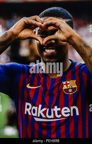 Malcom Filipe of FC Barcelona during the match between FC Barcelona vs ...