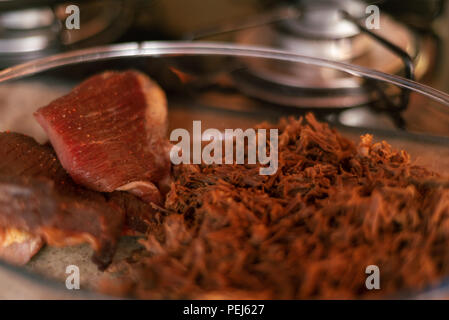 Brazilian traditional food. Carne seca frayed - Traditional and ...