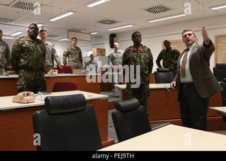 Maj. Gen Molefi Seikano, Botswana army ground forces commander attends ...