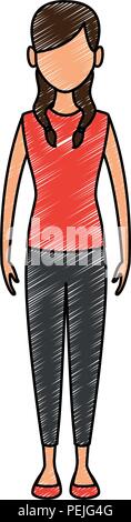 Young woman avatar scribble Stock Vector Image & Art - Alamy