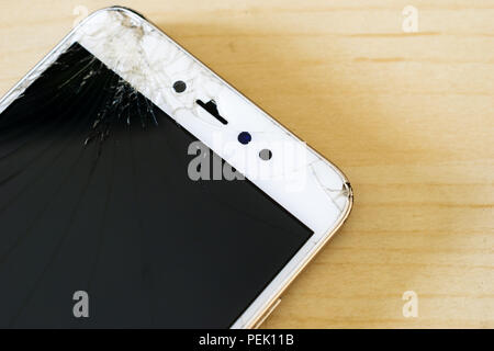 Cracked LCD Cellphone Screen Image Stock Photo - Alamy