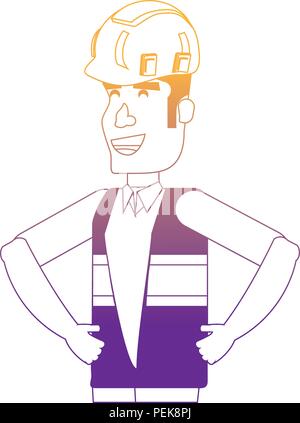 construction builder helmet cartoon Stock Vector Image & Art - Alamy