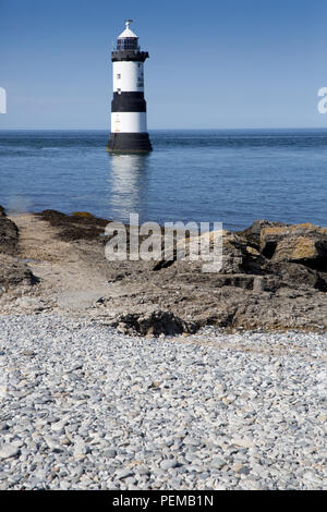 Toll Road to Puffin Island lighthouse at Penmon, Anglesey, North Wales ...