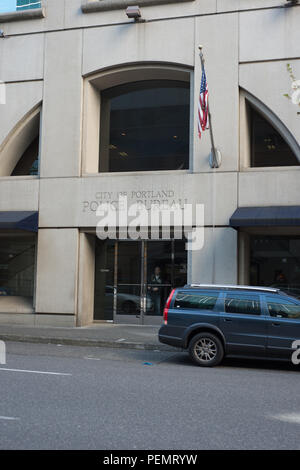 PORTLAND, OREGON MAY 05 2017, The Portland Police Bureau Headquarters ...