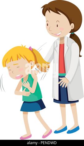 First aid choking on white background Stock Vector Image & Art - Alamy
