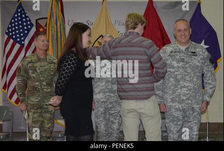 (Pictured left to right) Major Gen. Raymond Fox, commanding general, II ...