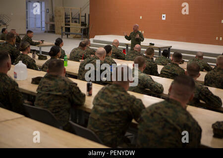 Brigadier General Austin E. Renforth, commanding general of Marine ...