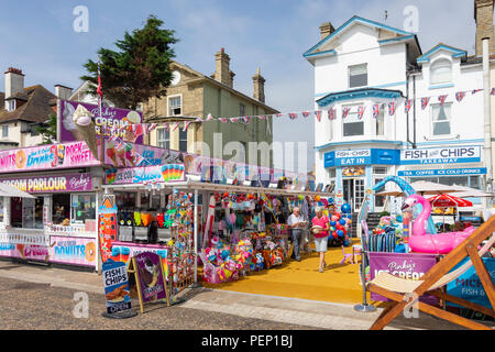 Pinky's Ice Cream Parlour on promenade, Lowestoft Beach, Lowestoft ...